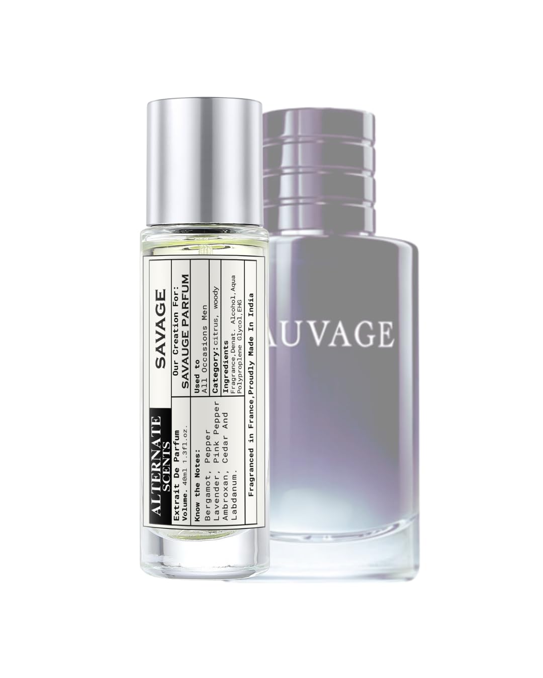 Alternate Scents SAVAGE Long Lasting Perfume For Men | Strong & Long L